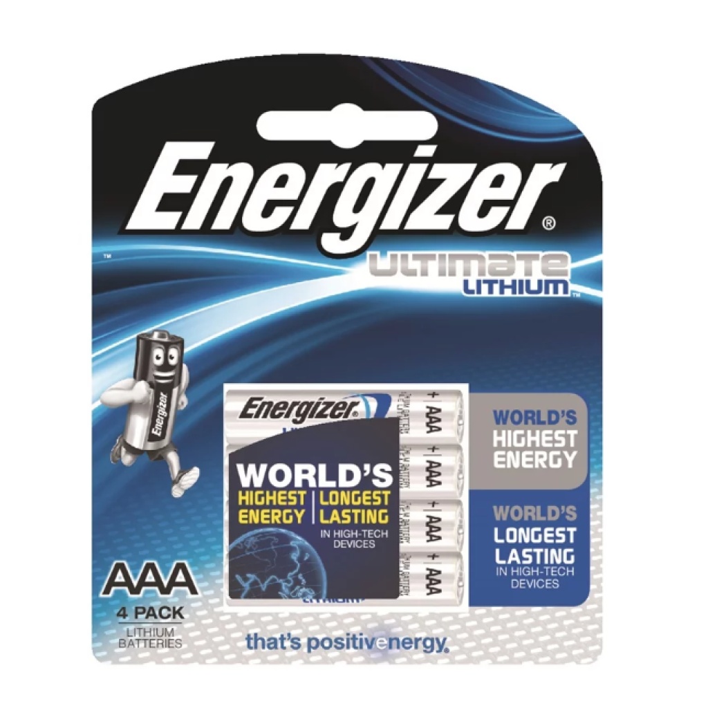 Energizer Lithium AAA Batteries 4 Pack – Aussiebatt
