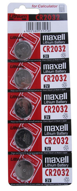 5 x Maxell CR2032 Lithium Batteries – Aussiebatt